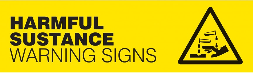 Harmful Substance Warning Signs | Safety Signs | PPE Equipment ...